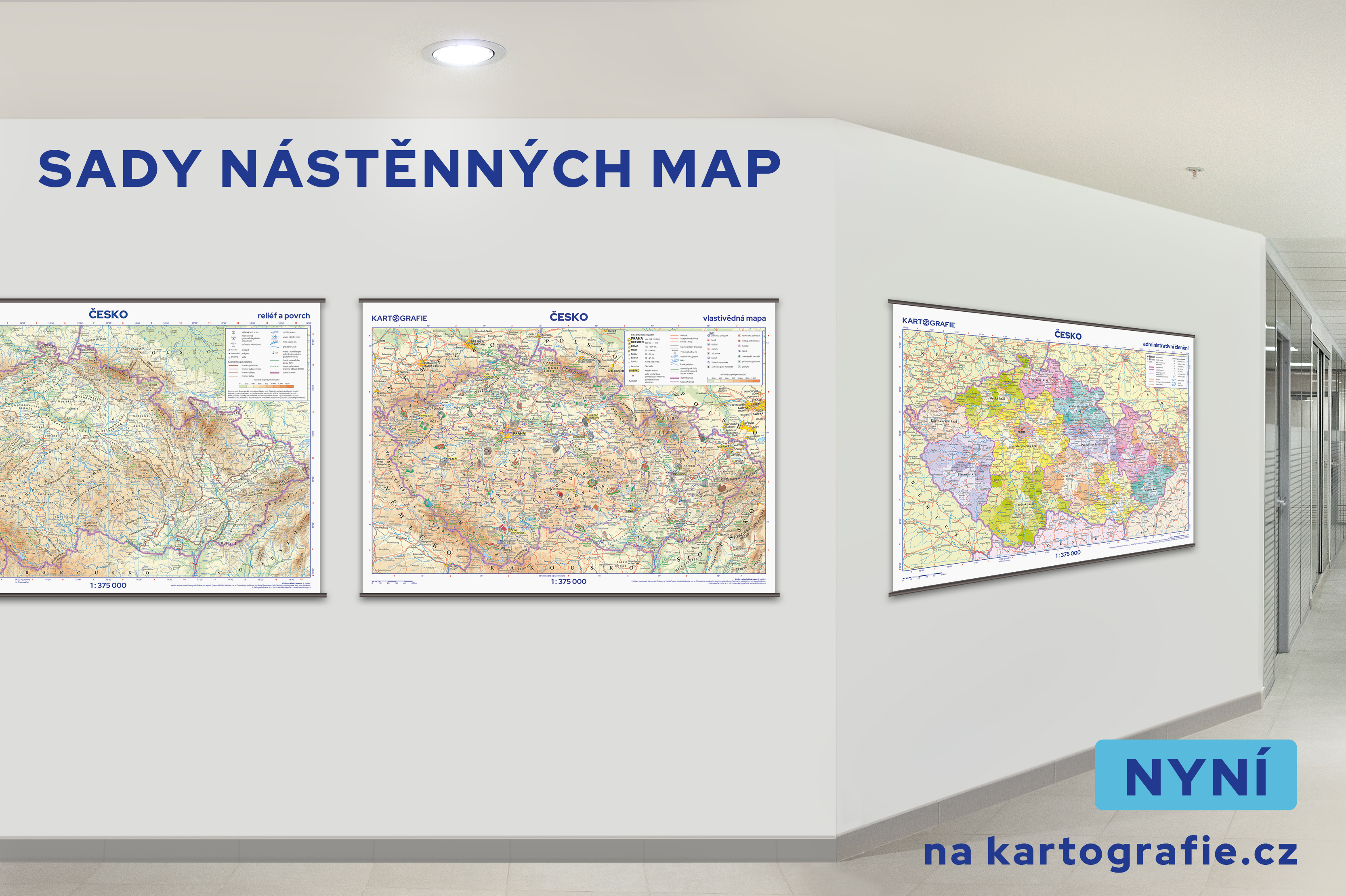 Sady nástěnných map - Kartografie.cz